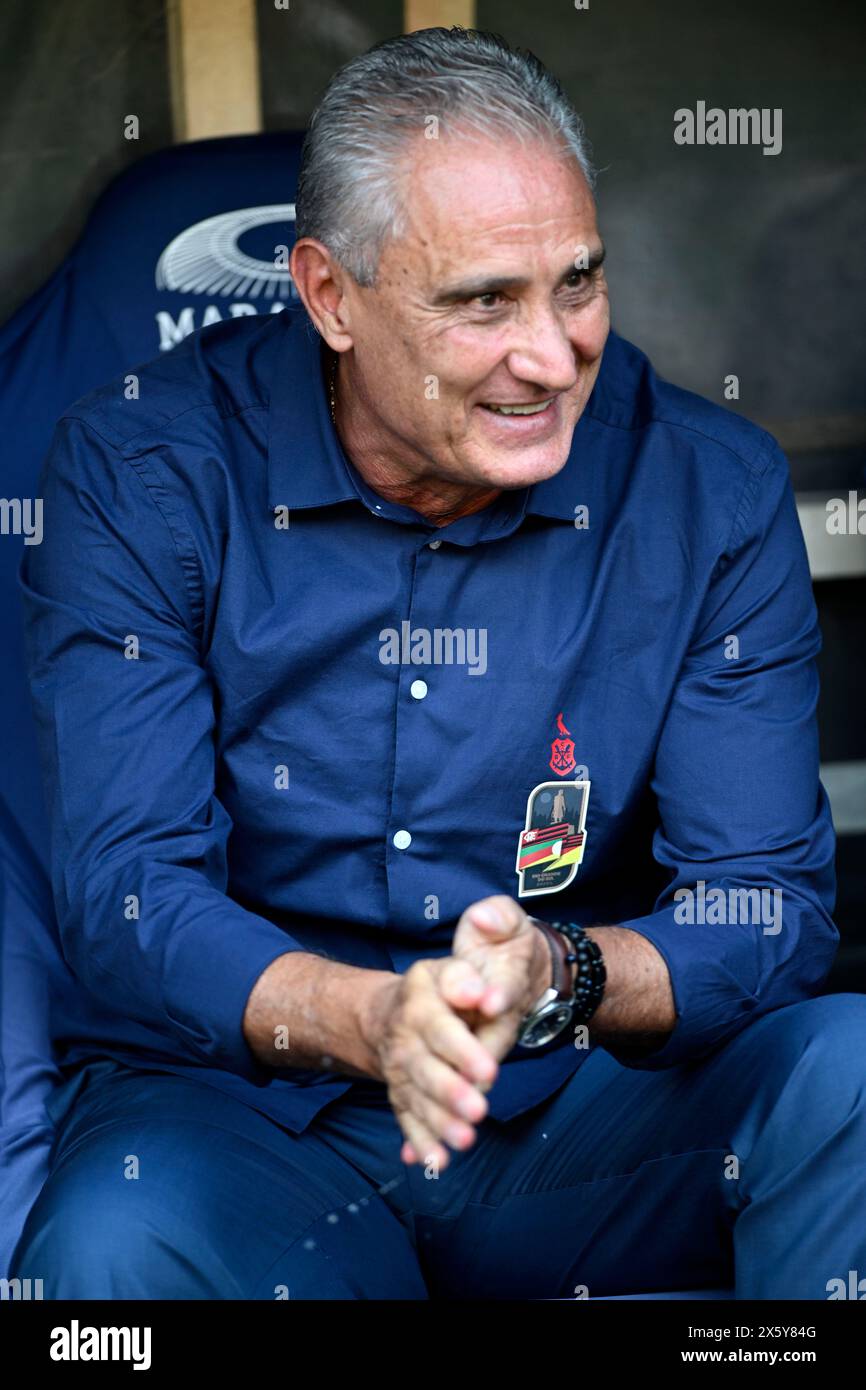 Rio de Janeiro, Brazil 11th May 2024: Flamengo head coach Tite during ...