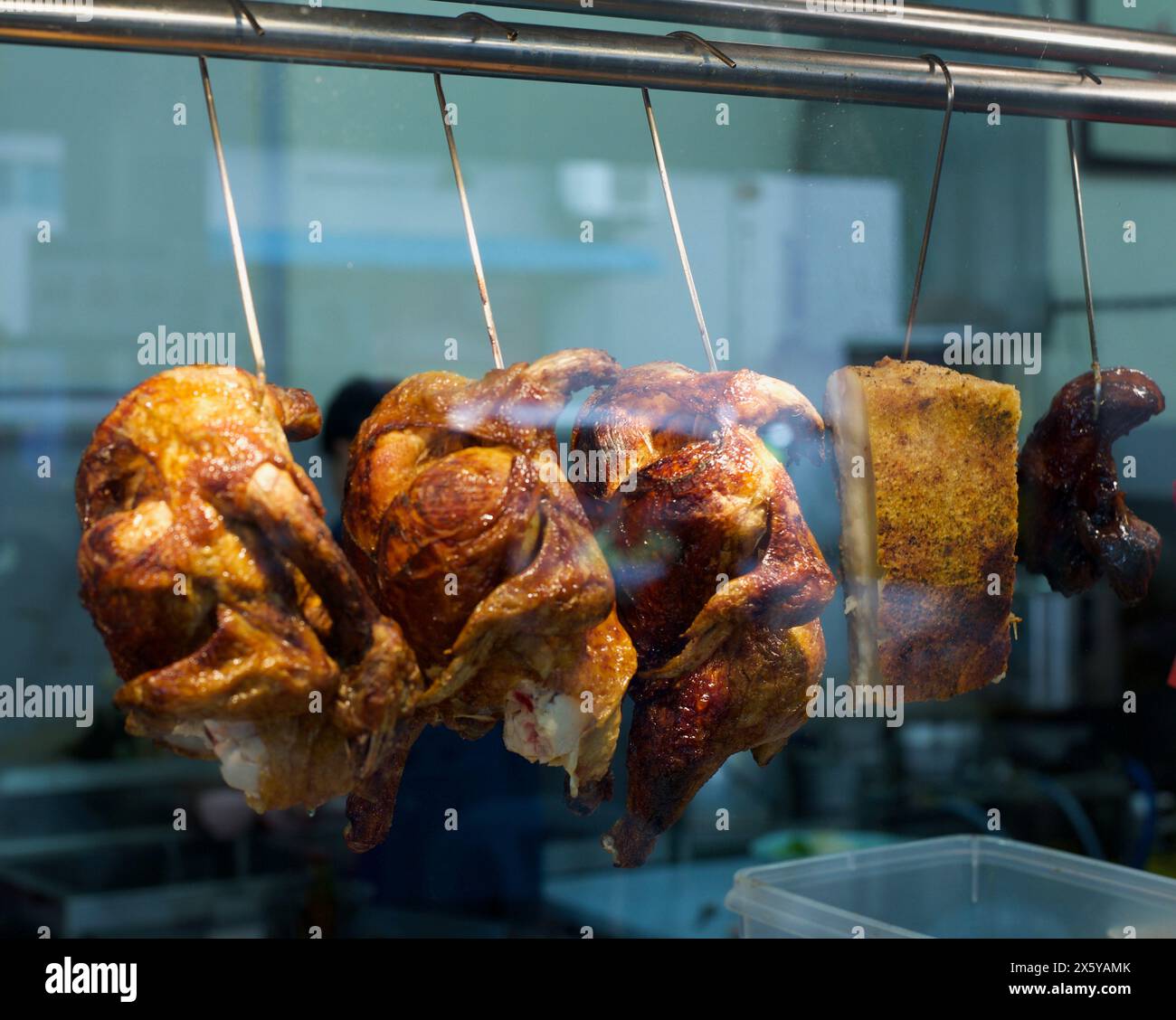 Chicken Roasted, Roasted Chicken, Chicken, Hawker Hut, Food Courts ...