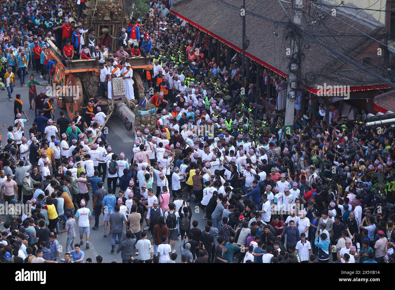 Rato Machhindranath chariot procession begins in Nepal Nepali Hindu and ...