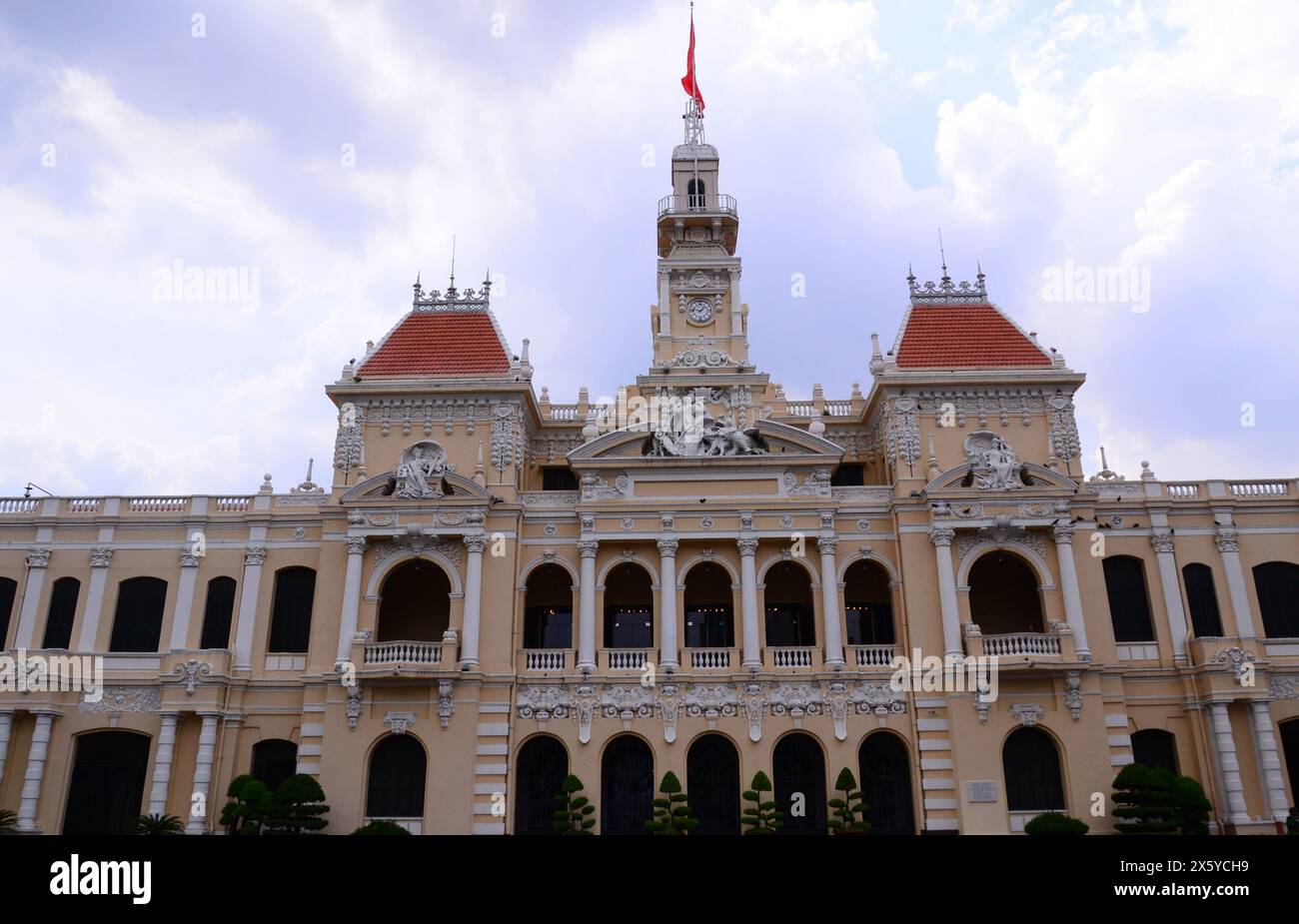 Frontage, People's Committee Building, originally used by Saigon City ...