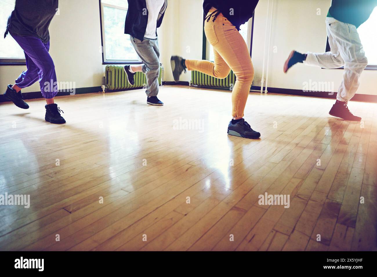 Dance, group and performance with motion, studio and freedom for ...