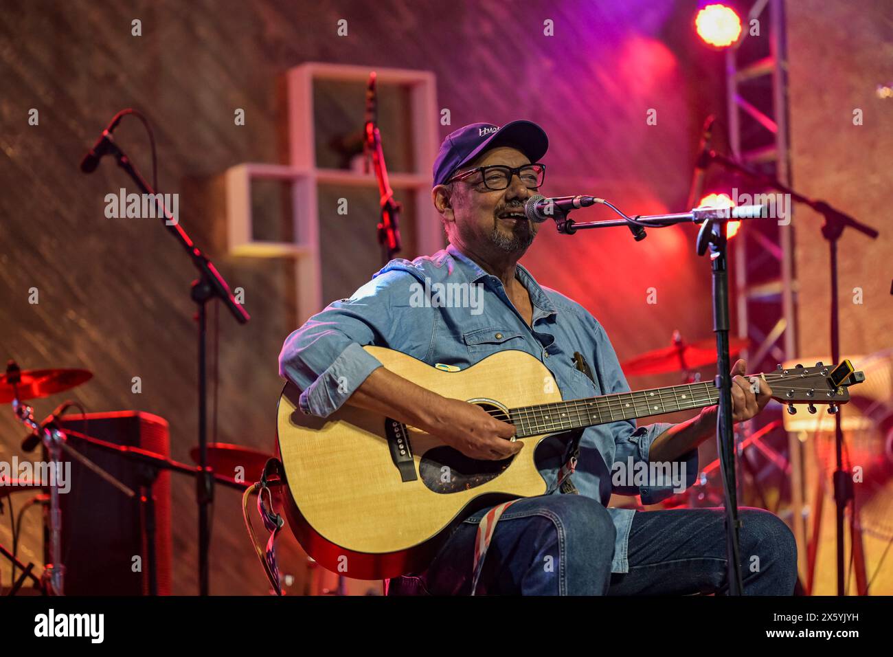Anjan Dutta A Renowned Indian Film Director Artist Actor And Singer Songwriter From Kolkata