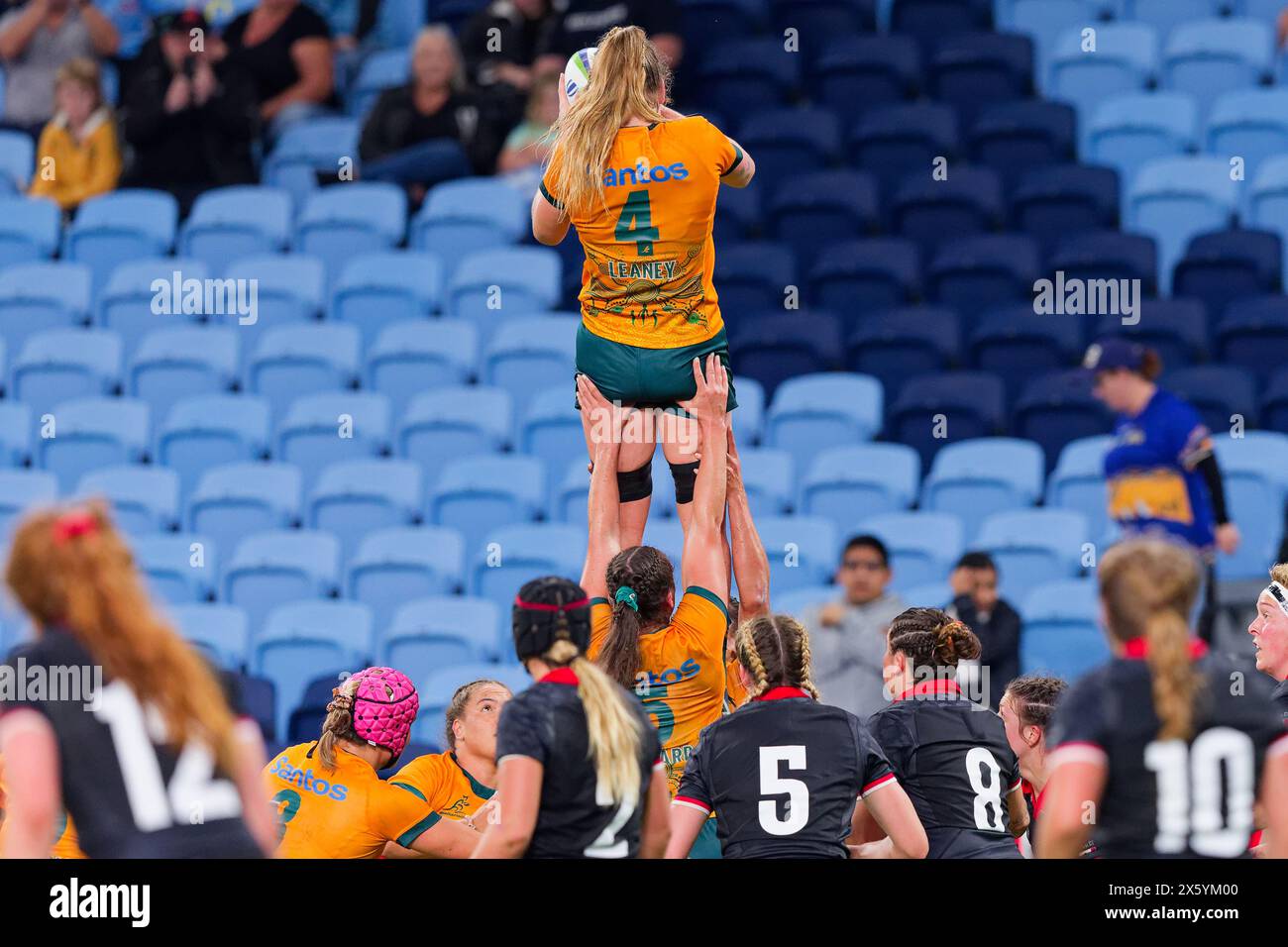 Sydney, Australia. 11th May, 2024. Kaitlan Leaney of Australia wins the ...