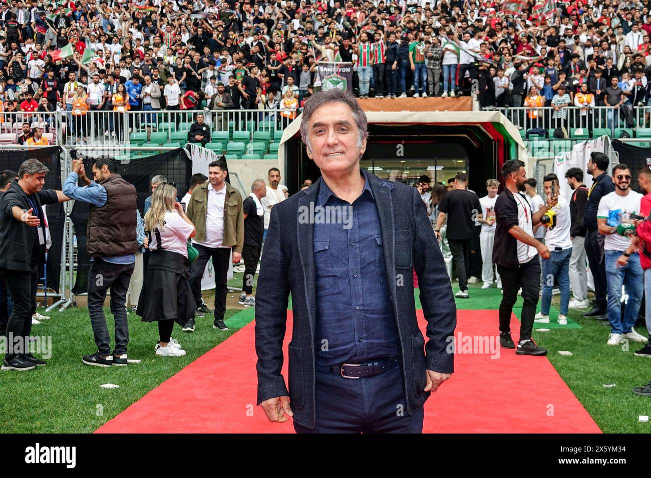Diyarbakir, Turkey. 11th May, 2024. Amedspor Club President Aziz Elaldi ...