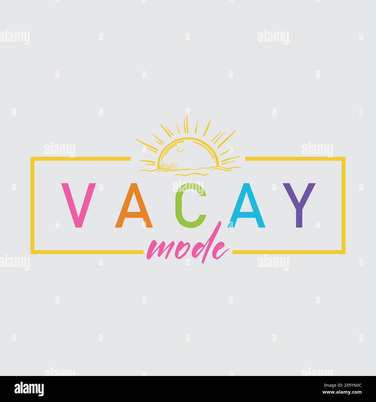 Beach vibes hand lettering Stock Vector Images - Alamy