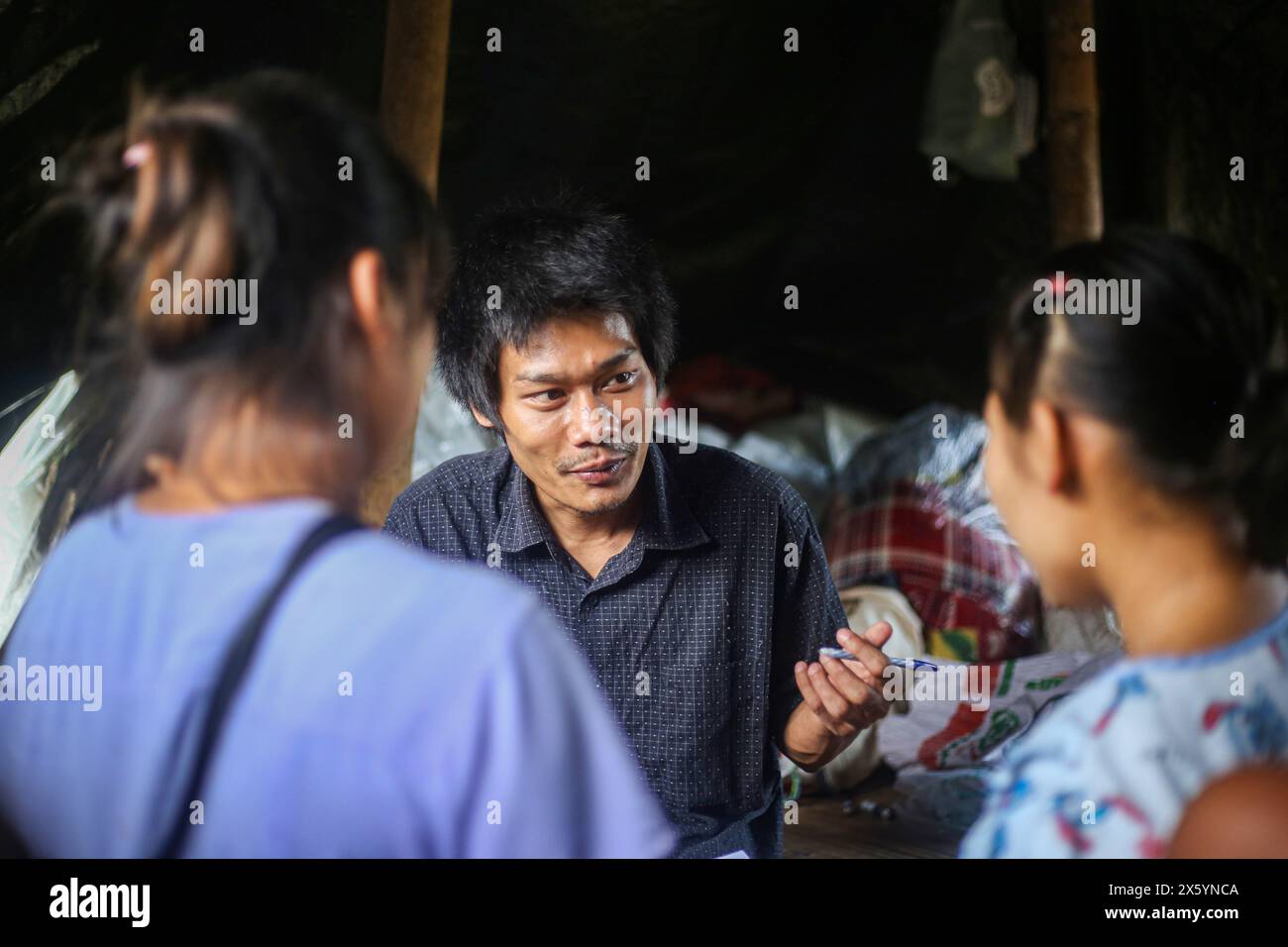 Myawaddy, Myanmar. 11th May, 2024. The civil disobedience movement (CDM ...