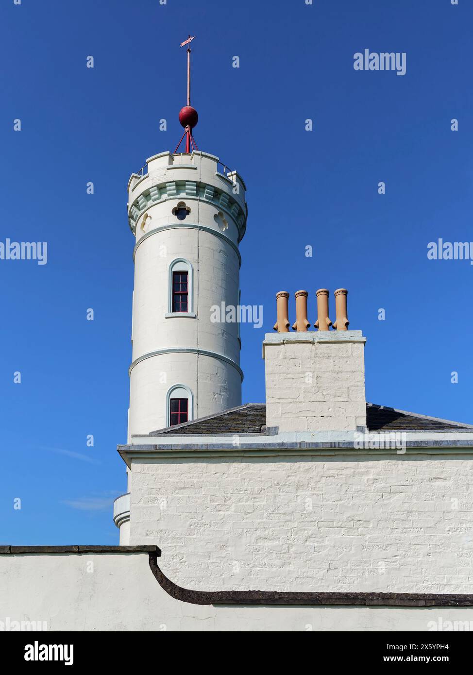 Arbroath Signal Tower, once home to Staff of the Bell Rock Lighthouse ...