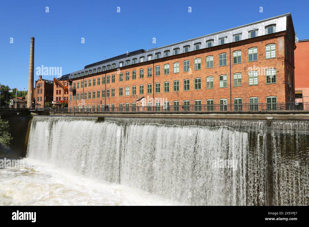 Norrkoping, Sweden - May 18, 2023: View of the Industrial landscape ...