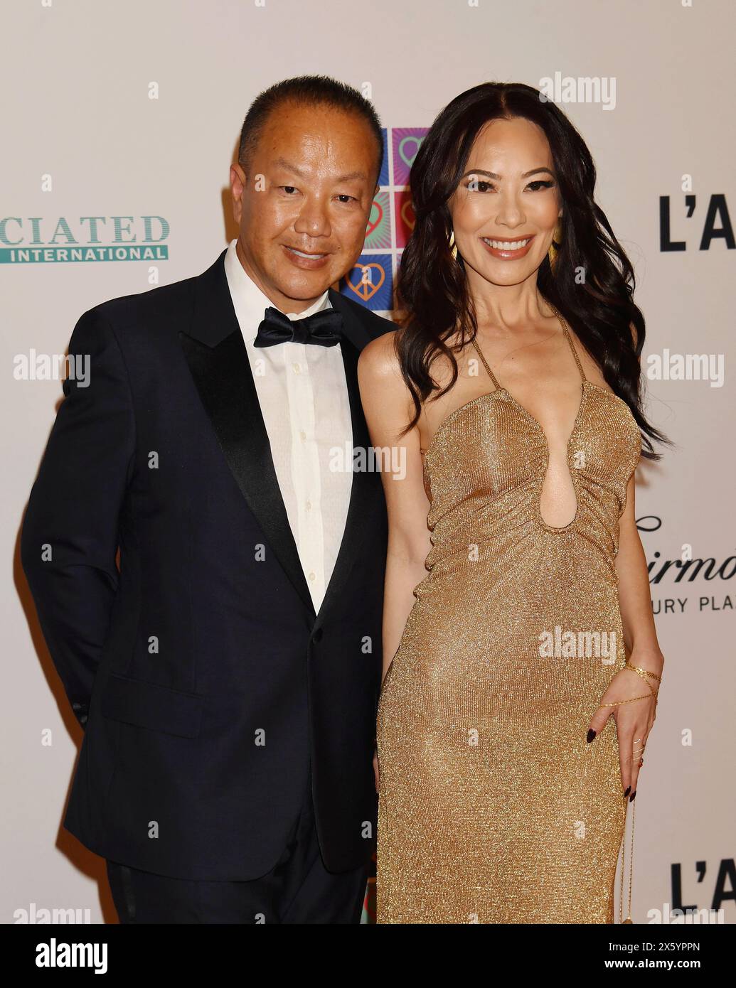 LOS ANGELES, CALIFORNIA - MAY 10: (L-R) Gabriel Chiu and Christine ...