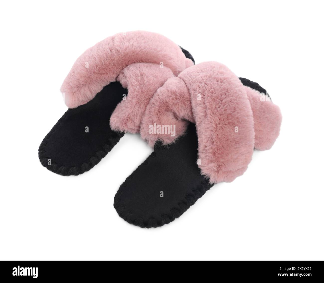 Black trendy slippers hi-res stock photography and images - Alamy