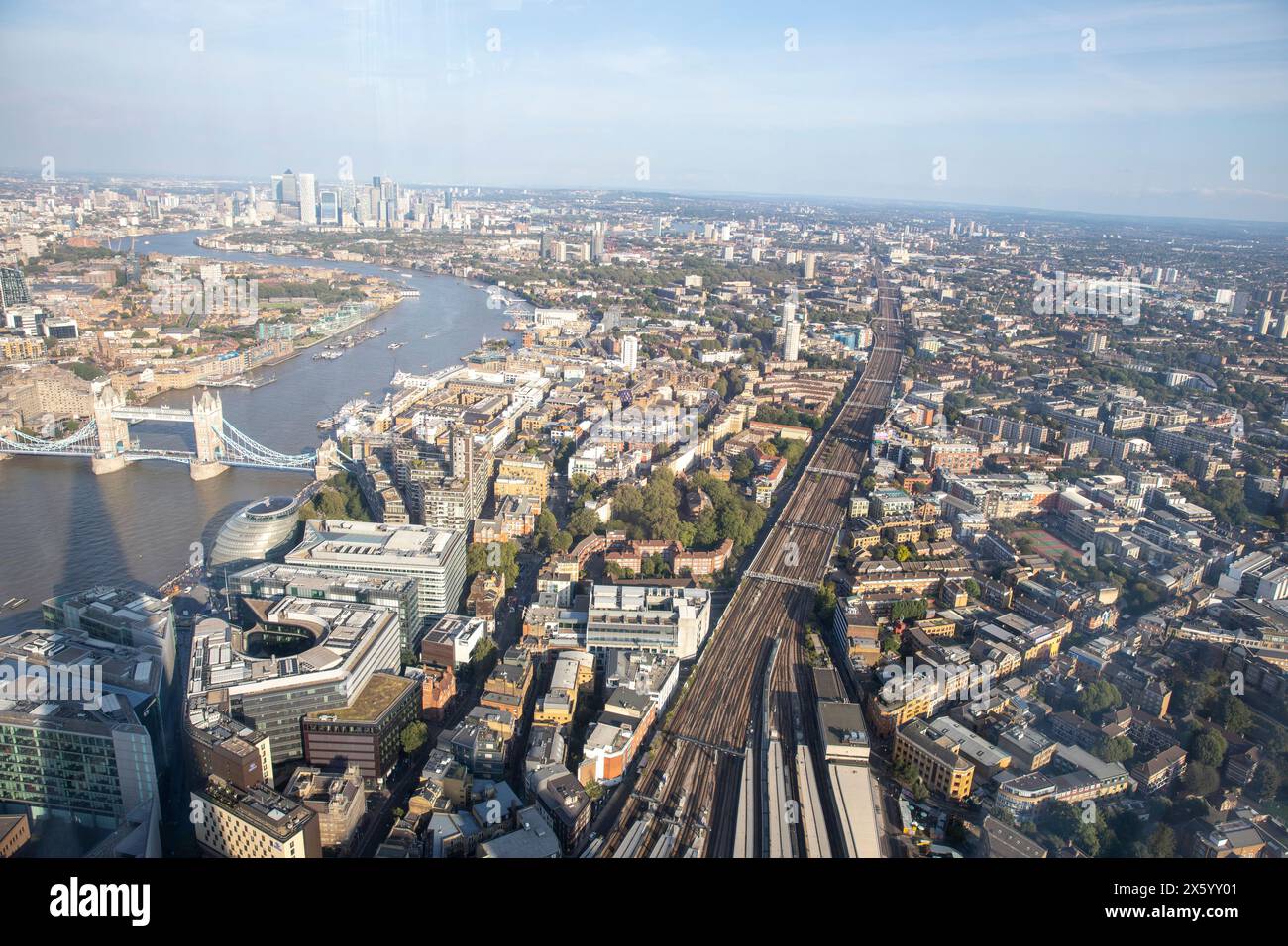 London skyline form the shard hi-res stock photography and images - Alamy