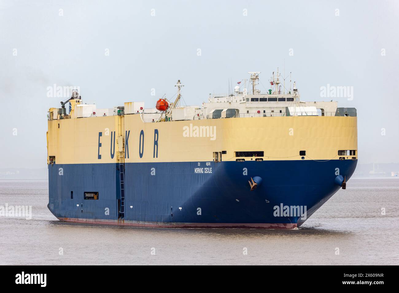 Vehicle carrier Morning Cecilie heading for Royal Portbury Docks Stock ...