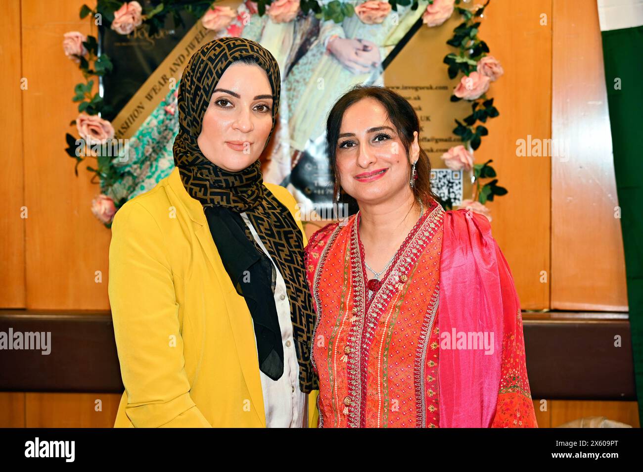 Kensington Town Hall, LONDON, ENGLAND, UK - MAY 11 2024: Pakistan stall ...