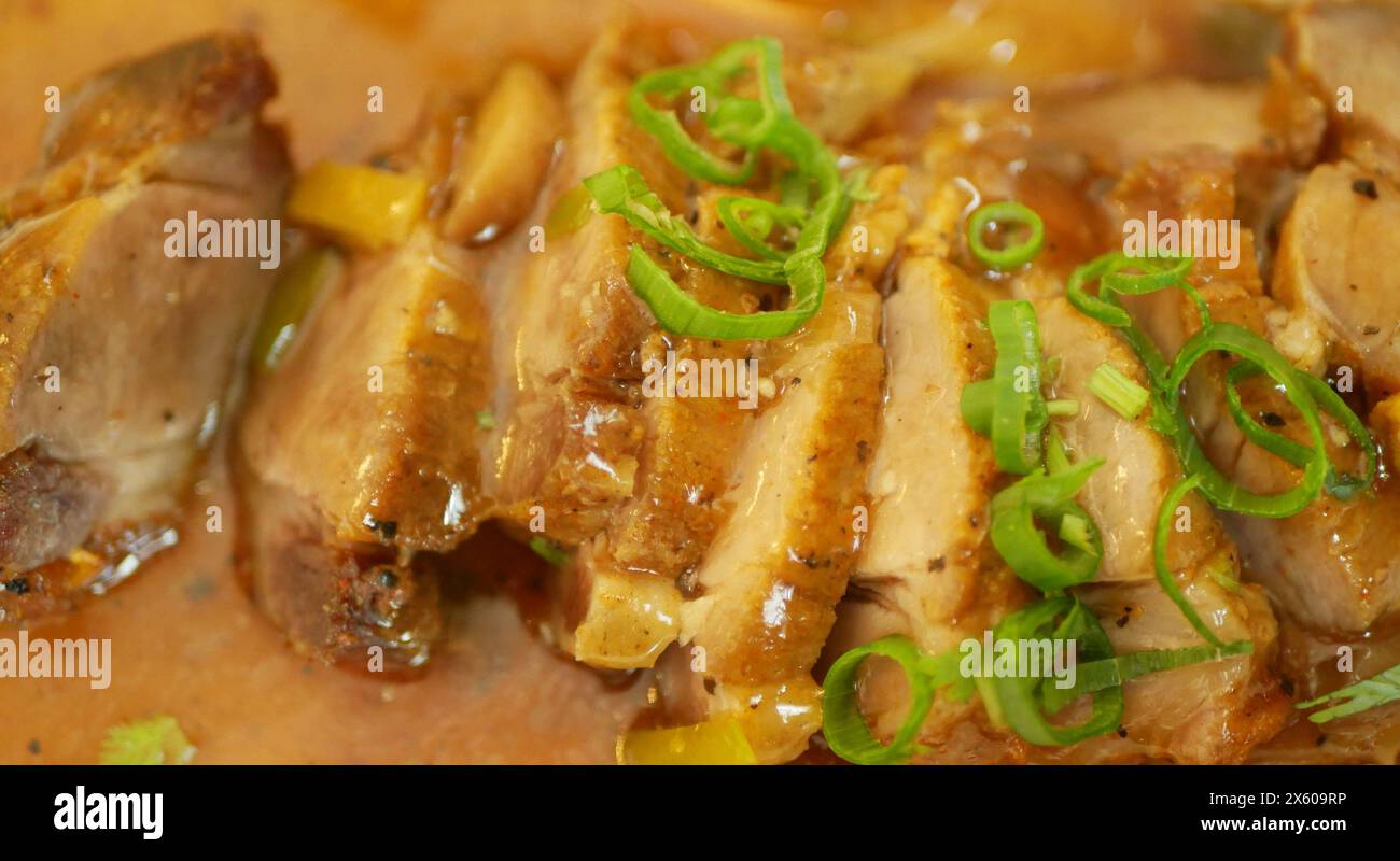 Pork Vietnamese barbecue Xa xiu sauce soy Char siu Chinese bbq, food ...