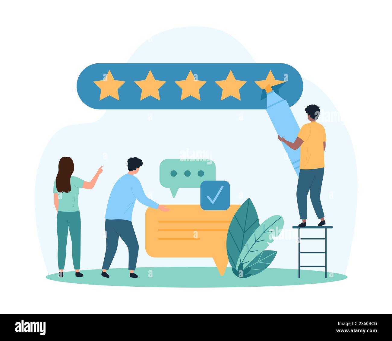 Customer review, satisfaction survey, feedback about positive ...