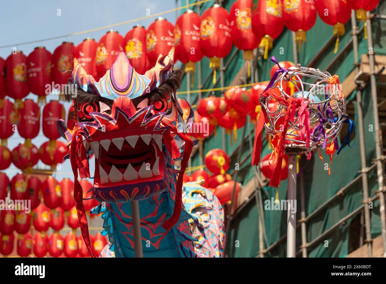 London, UK. 11 May 2024. People belonging to the Falun Gong religious ...
