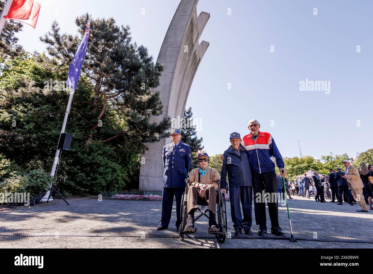 Berlin, Germany. 12th May, 2024. Veterans at a ceremony to mark the ...