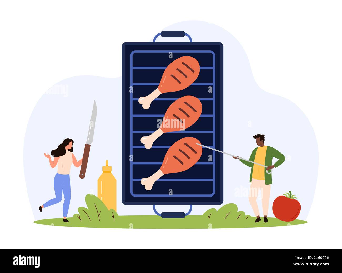 Fire turkey cook Stock Vector Images - Alamy