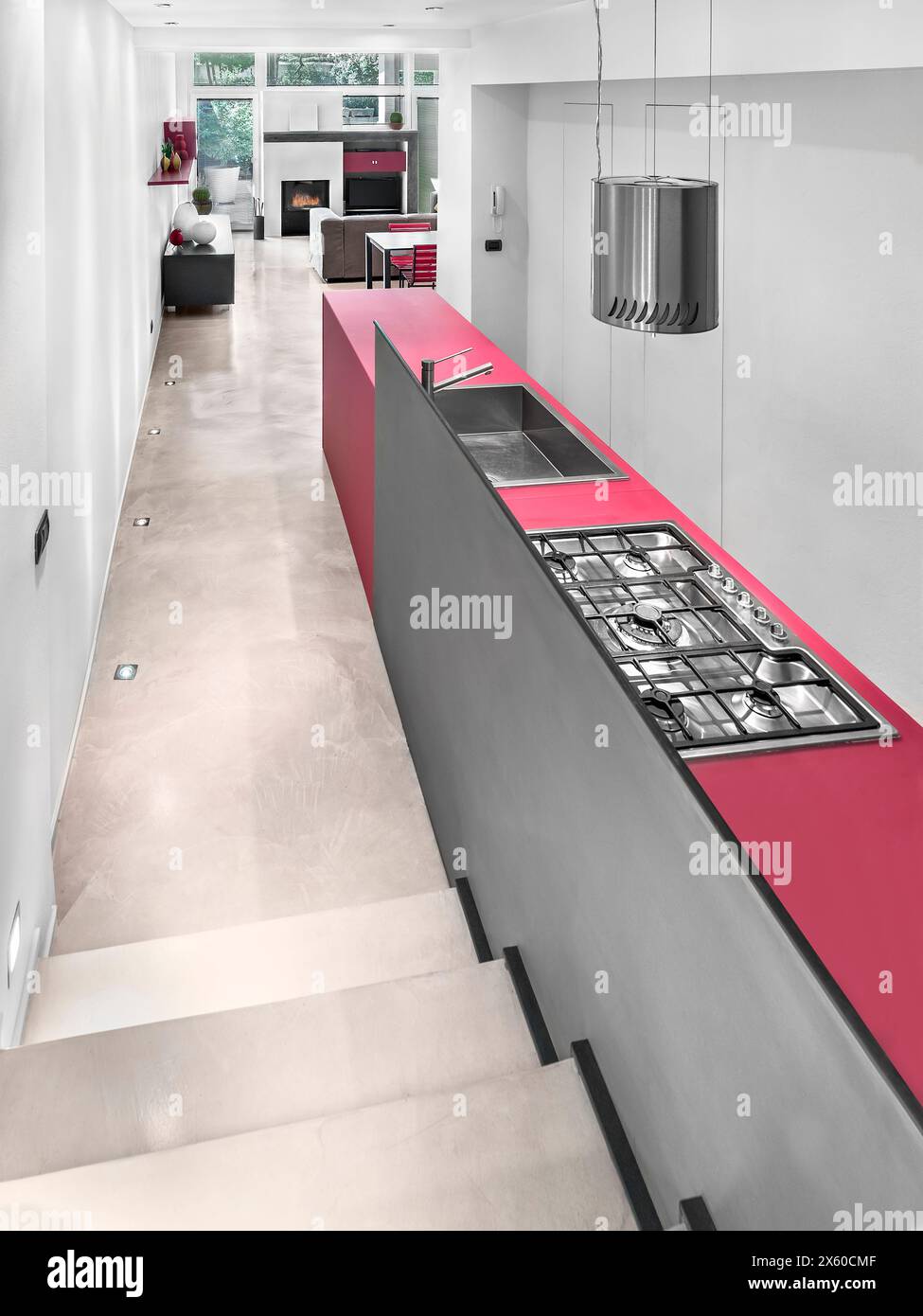 Kitchen gas hob hi-res stock photography and images - Alamy