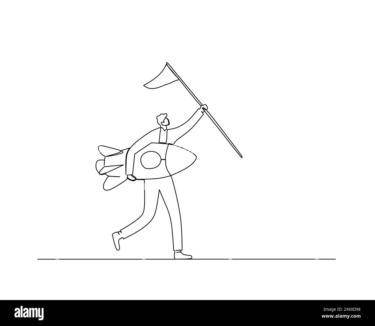 Startup in progress concept Stock Vector Images - Alamy