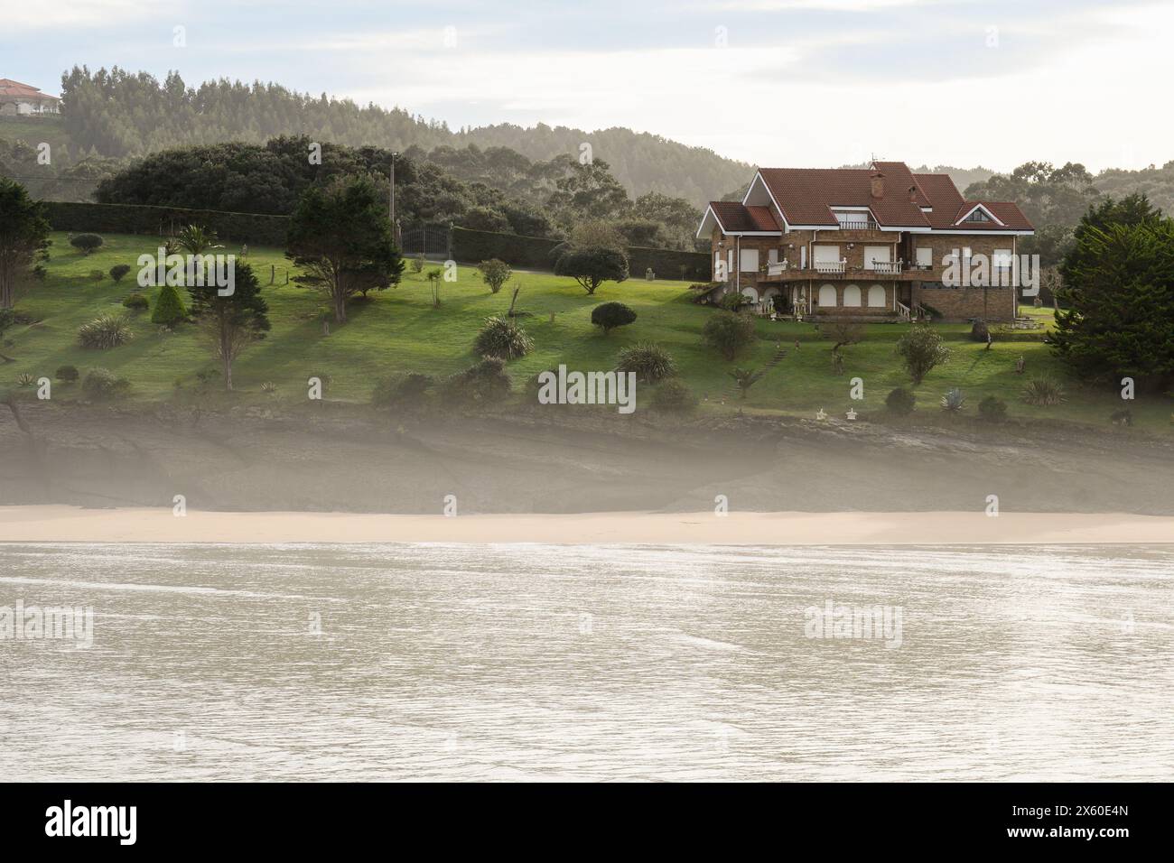 House next to the Ajo estuary Stock Photo - Alamy