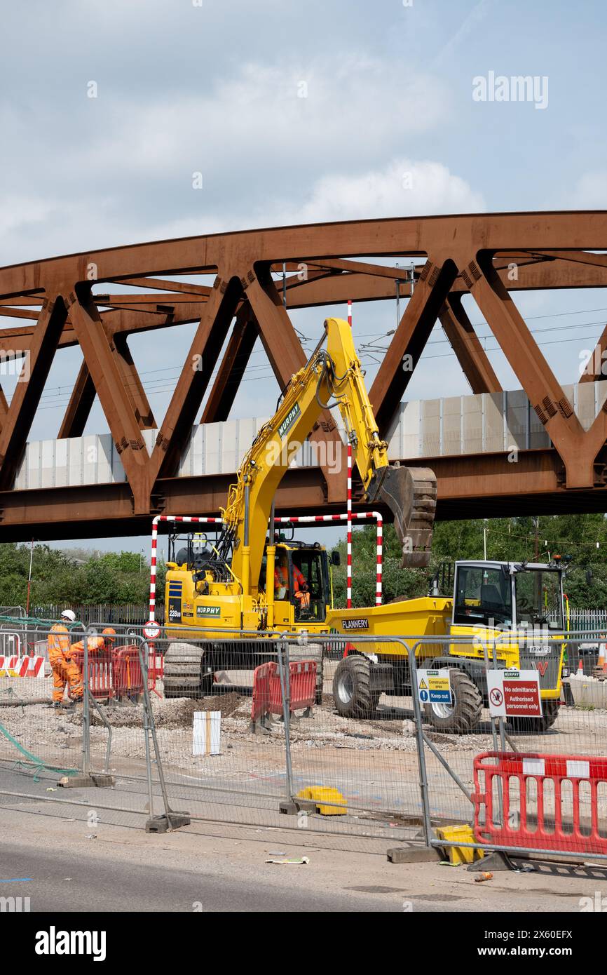 SAS13 replacement bridge on the Stechford -Aston freight line ...