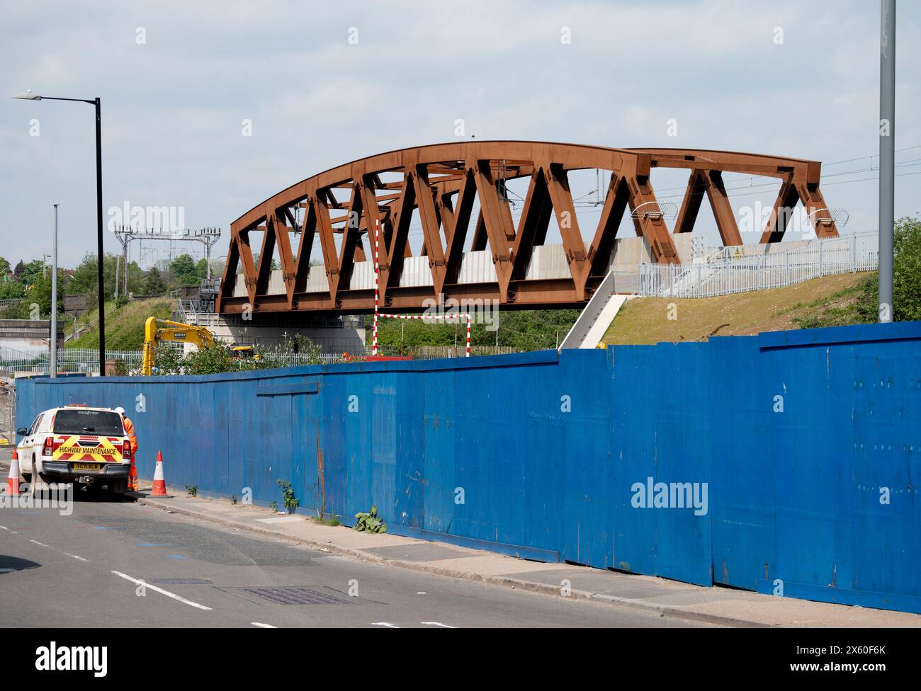 SAS13 replacement bridge on the Stechford -Aston freight line ...