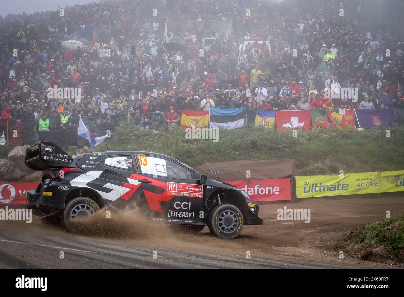 33 EVANS Elfyn, MARTIN Scott, Toyota GR Yaris Rally1, action during the ...