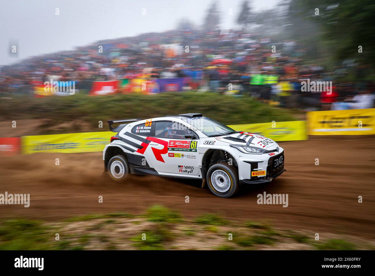 61 RAOUX Jean-Michel, GALMICHE Isabelle, TOYOTA GR Yaris RC2 Rally2 ...