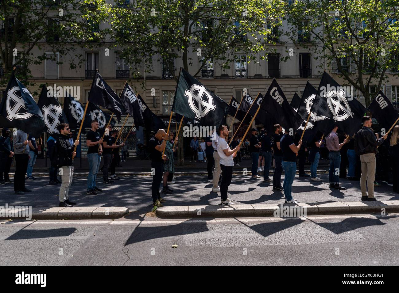 The streets of central Paris bear witness to the disturbing presence of ...