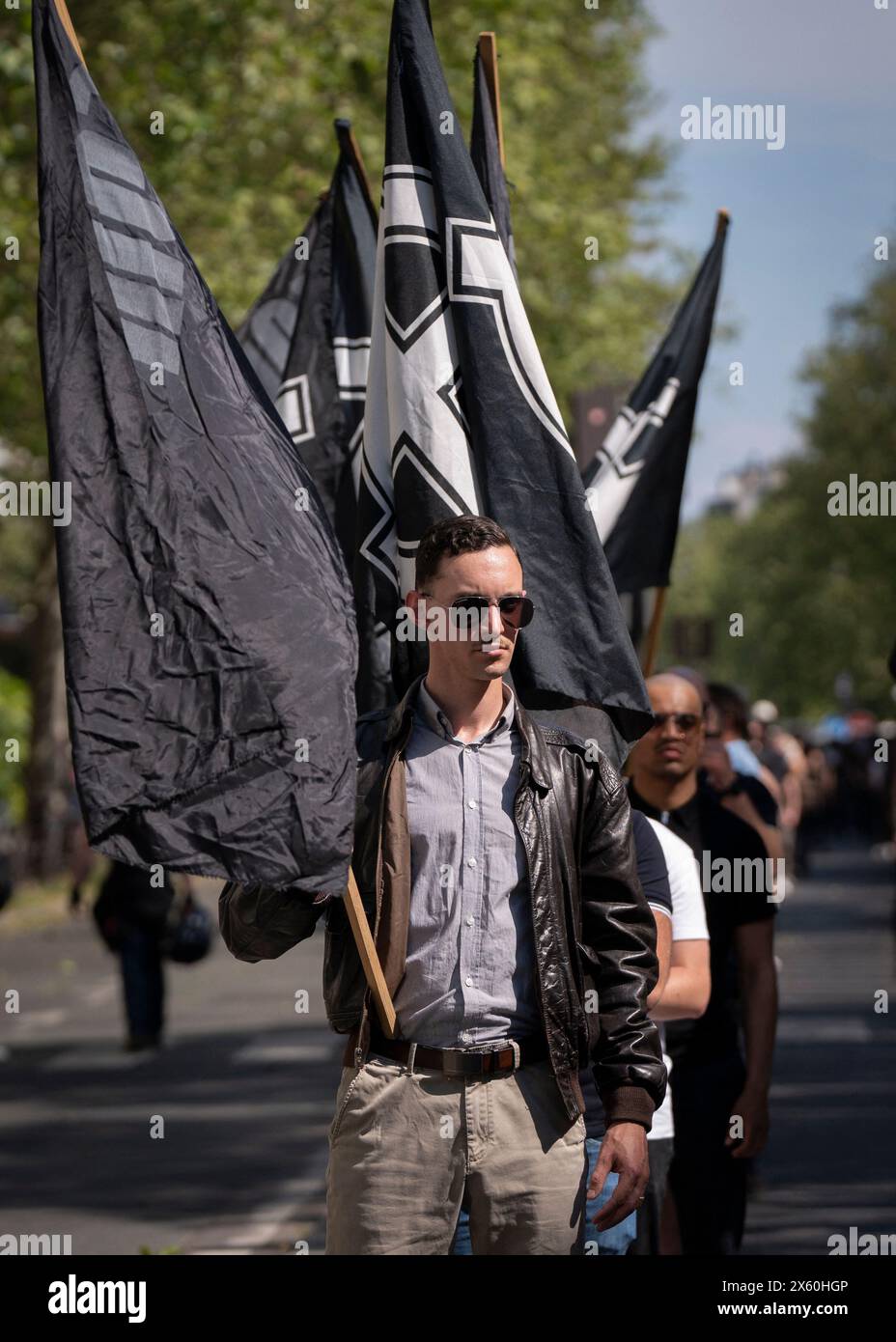The streets of central Paris bear witness to the disturbing presence of ...