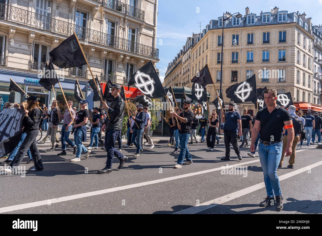 The streets of central Paris bear witness to the disturbing presence of ...