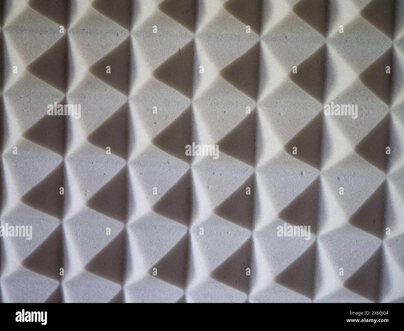 Studio Acoustic Material. Pyramid foam panels in grey for echo control ...
