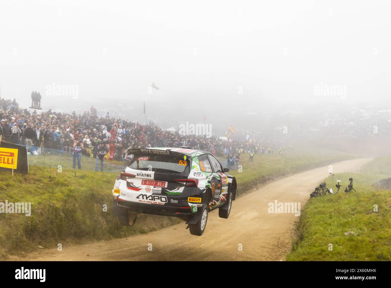 53 MAURO Alejandro, PEREZ Adrian, SKODA Fabia RS RC2 Rally2, action ...