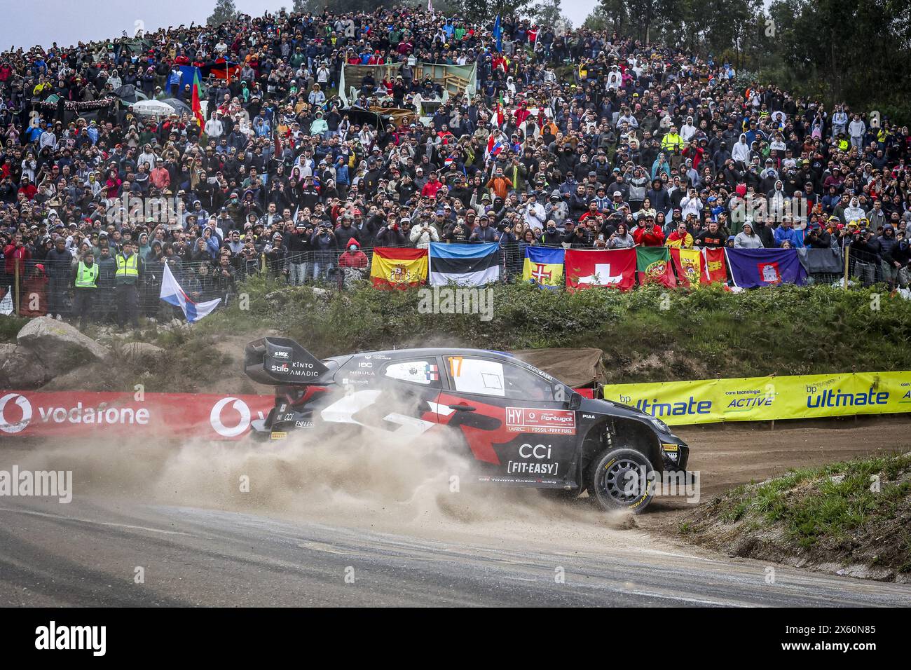 17 OGIER Sebastien, LANDAIS Vincent, Toyota GR Yaris Rally1, action ...
