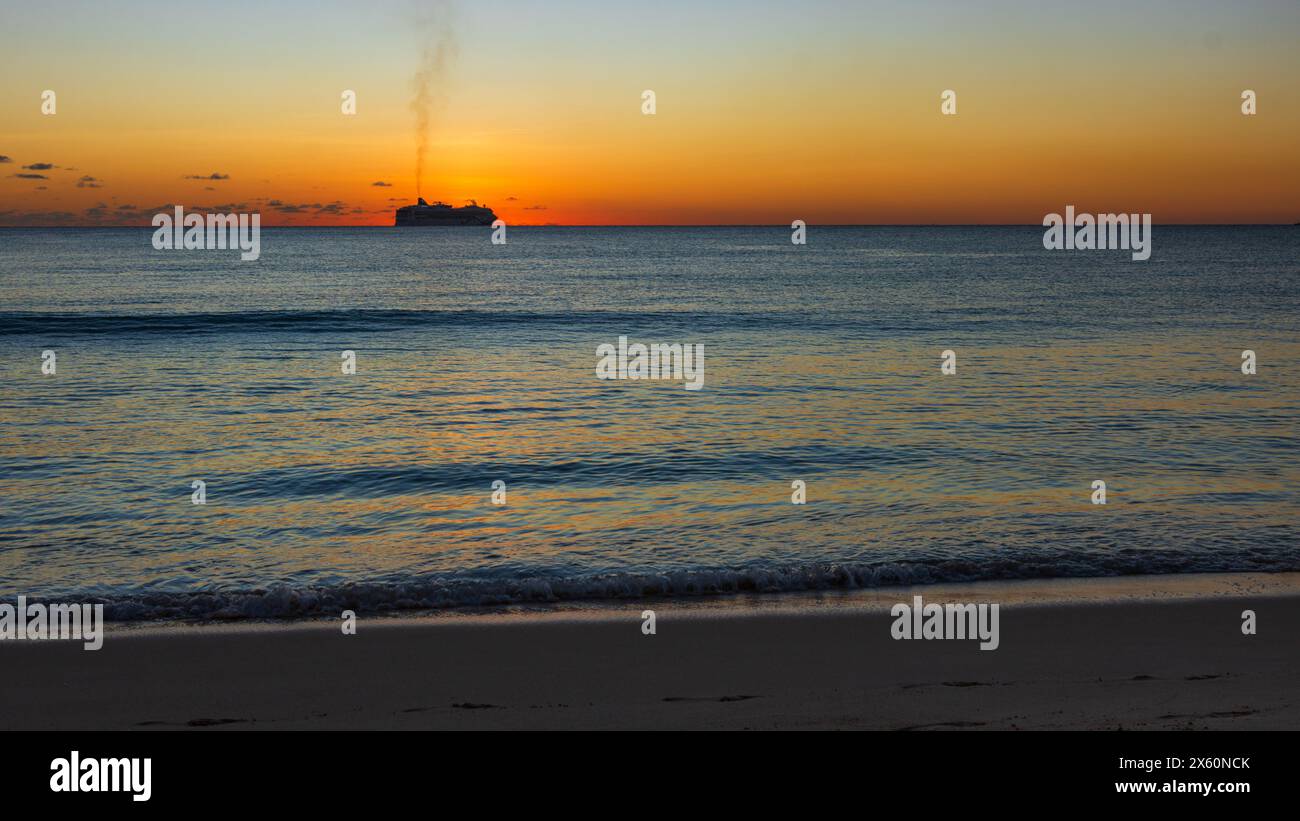 Barbados Island's Sandy Paradise Beach, Caribbean Island Stock Photo ...