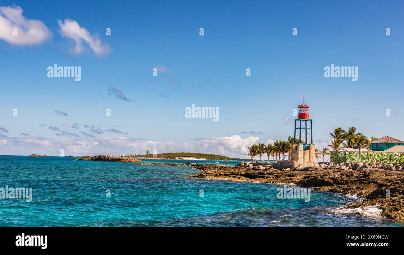 Bahamas Coco Cay Caribbean Island - Luxury beach oasis Stock Photo - Alamy