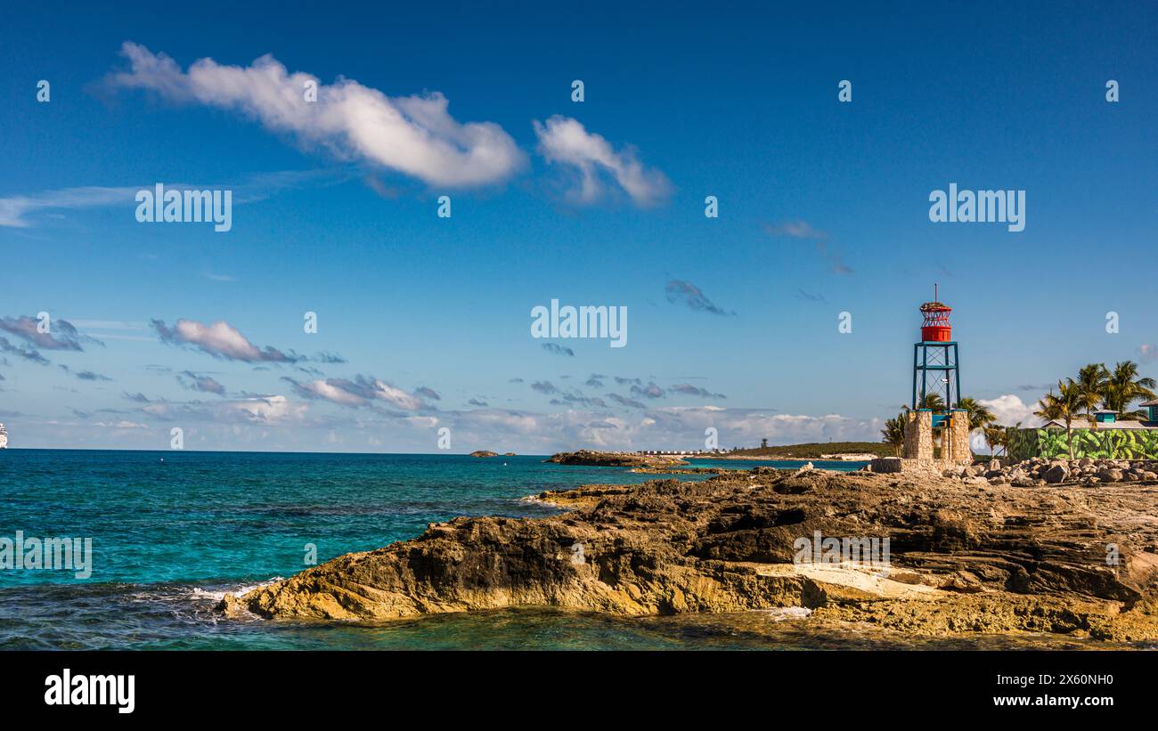 Bahamas Coco Cay Caribbean Island - Luxury beach oasis Stock Photo - Alamy