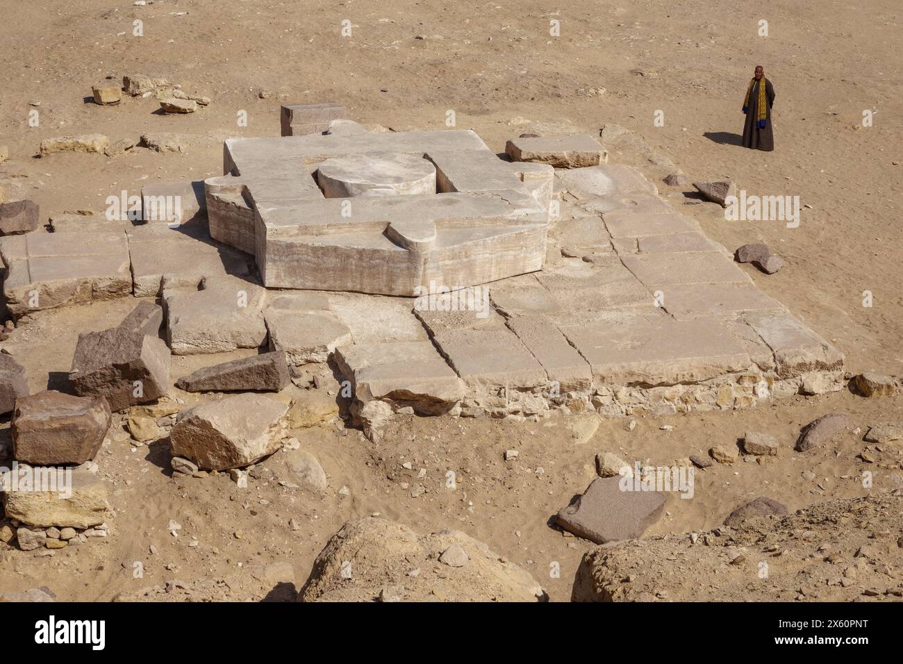 The Sun Temple of Niuserre at Abu Ghurob, near Abu Sir, Cairo, Egypt ...