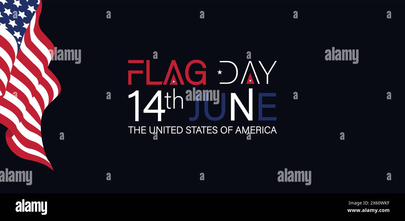 June flag Stock Vector Images - Alamy