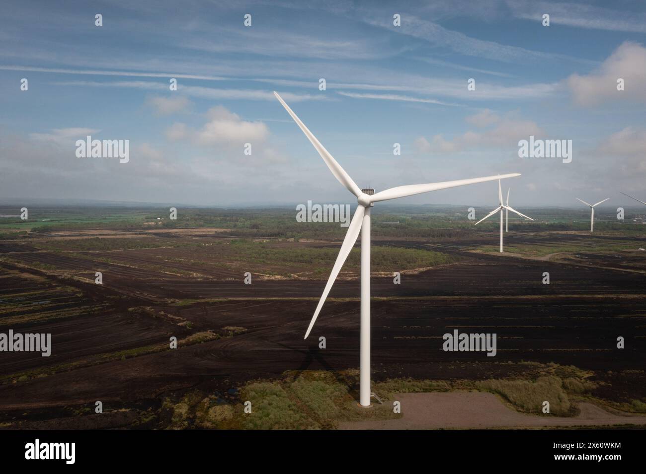 Great Orton, Windfarm, Carlise, Cumbria, United Kingdom Stock Photo - Alamy
