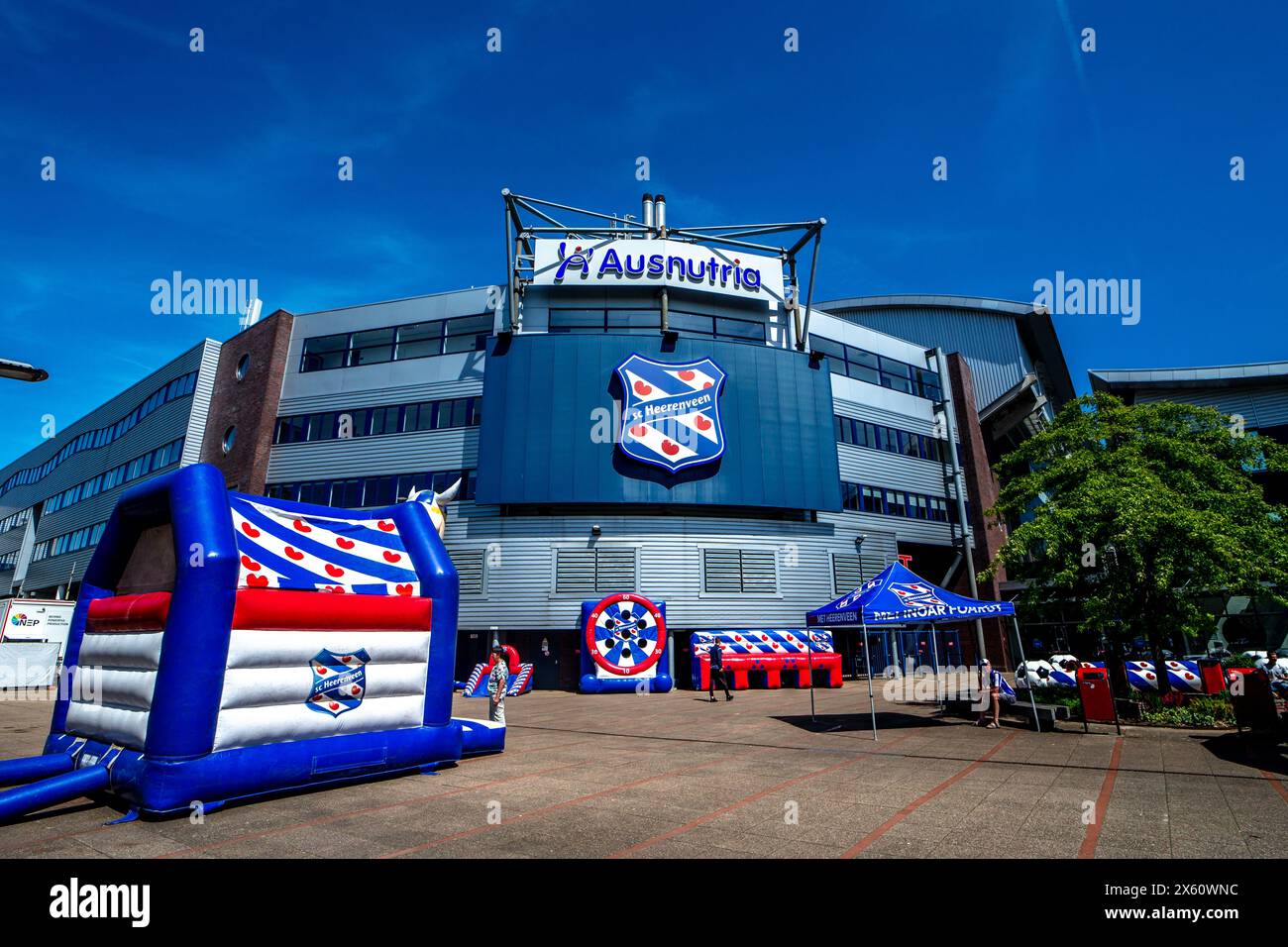 HEERENVEEN, NETHERLANDS - MAY 12: General view of Stadium during the ...