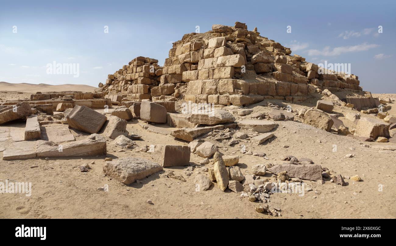 The Sun Temple of Niuserre at Abu Ghurob, near Abu Sir, Cairo, Egypt ...