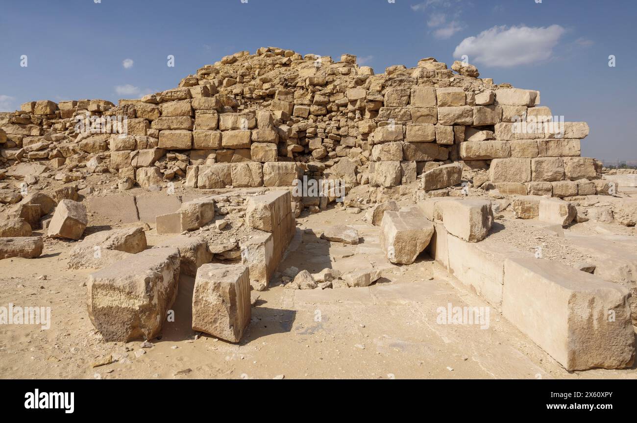 The Sun Temple of Niuserre at Abu Ghurob, near Abu Sir, Cairo, Egypt ...