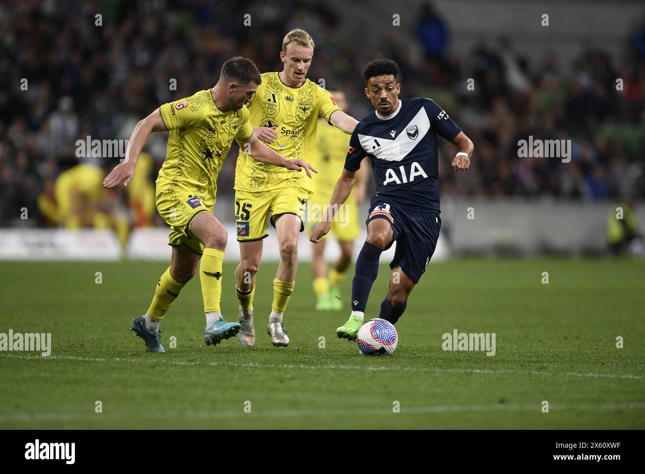 MELBOURNE, AUSTRALIA. 12 May 2024. Pictured: Ben Folami(11) of ...