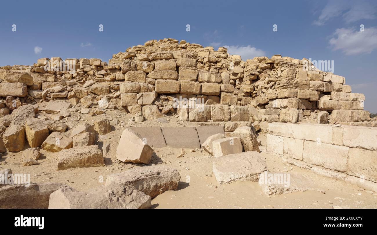 The Sun Temple of Niuserre at Abu Ghurob, near Abu Sir, Cairo, Egypt ...