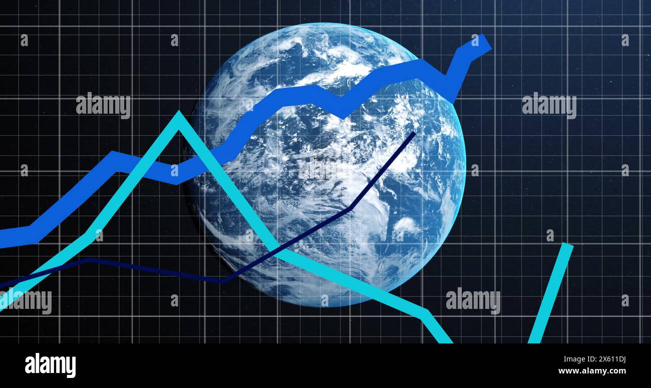 Growing chart graphic animation investment hi-res stock photography and ...