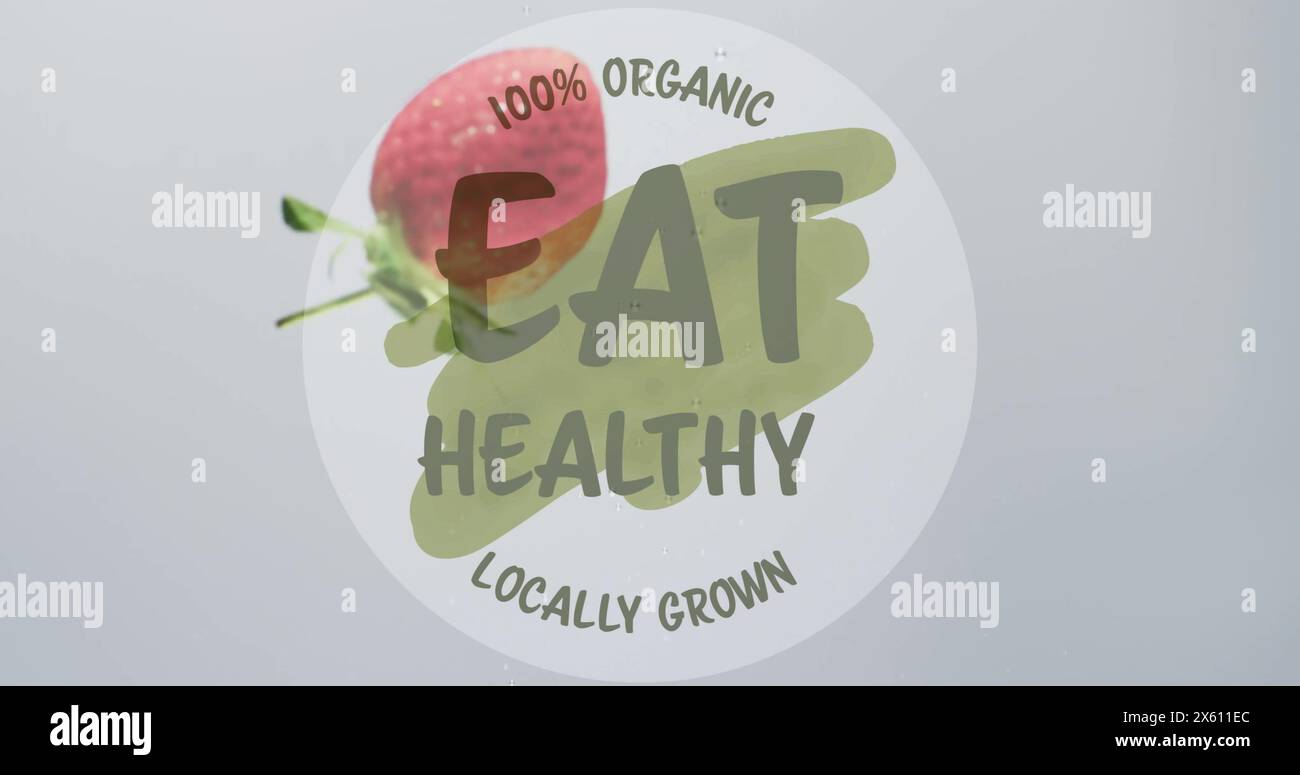 Healthy food text modern animation hi-res stock photography and images ...