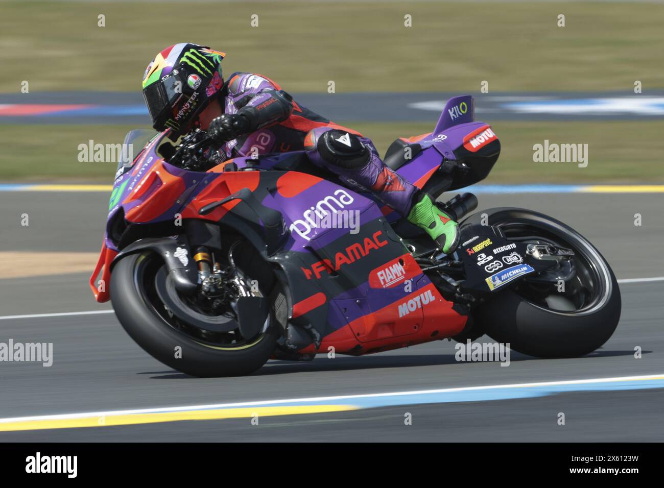 Franco Morbidelli of Italy #21 and Prima Pramac Racing (Ducati) in ...