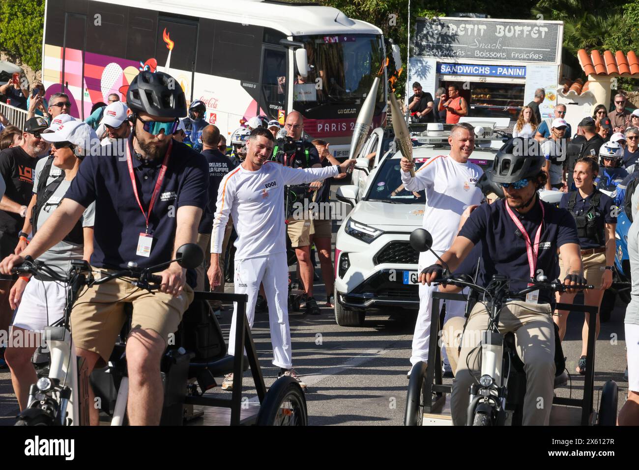 Cassis, France. 12th May, 2024. Sylvain Rostaing/Le Pictorium - Olympic ...